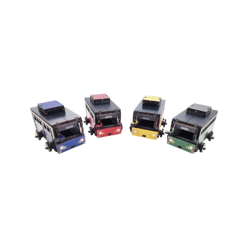 [Regional Exclusive] Mini DIY Wooden Car Kit – Chiayi City Bus ...