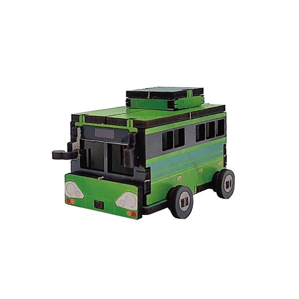 Mini DIY Wooden Car Kit – Tour Bus – 東瑭國際有限公司-讓想法成為設計！文化製造所・全方位客製禮品