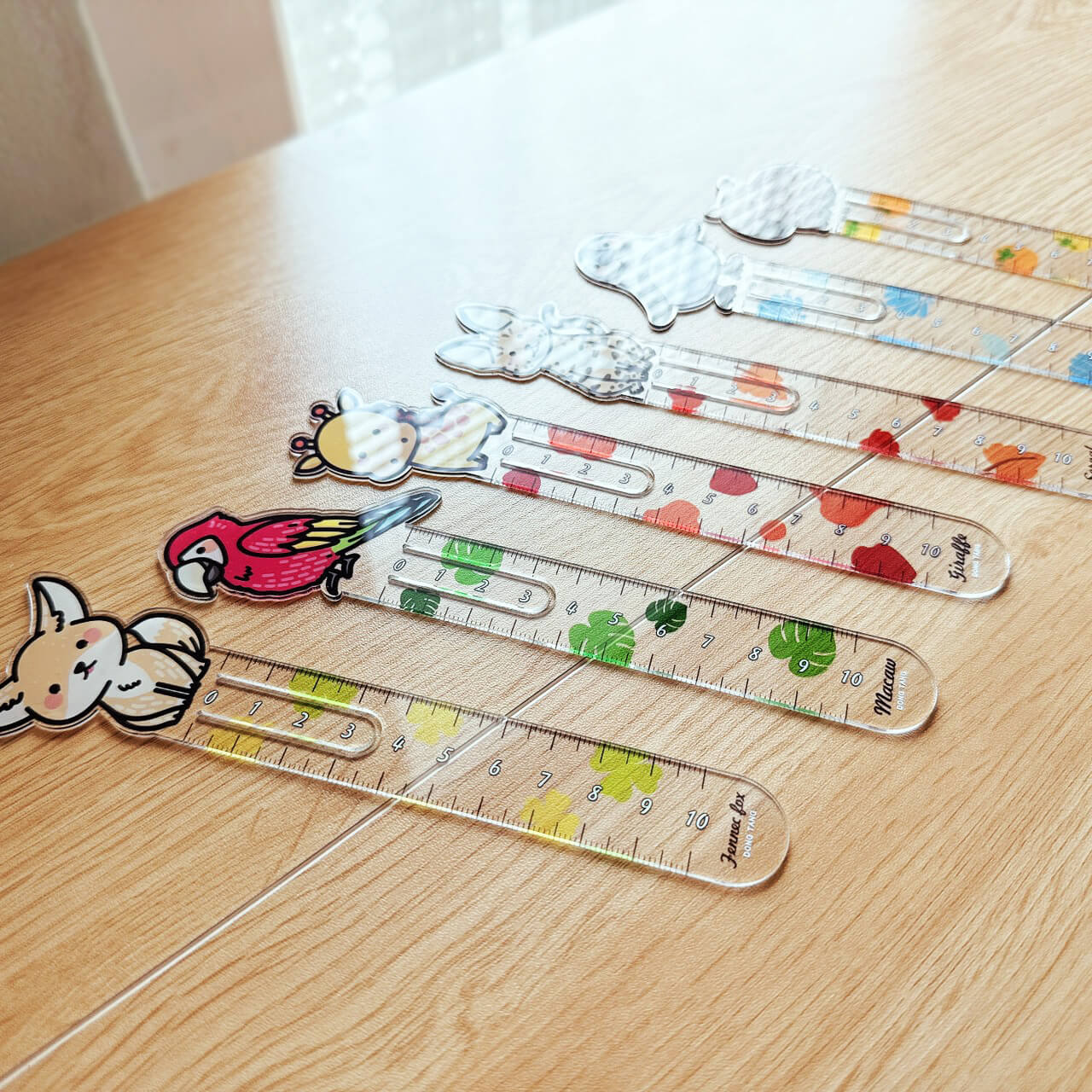 Forest Buddies! Transparent bookmark ruler – 東瑭國際有限公司-台灣特色伴手禮領導品牌